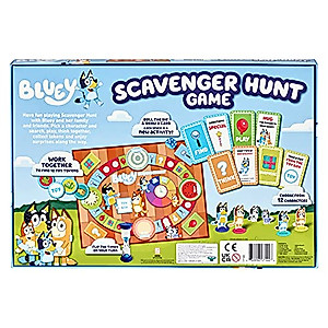 Bluey Scavenger Hunt Game, 2-4 players