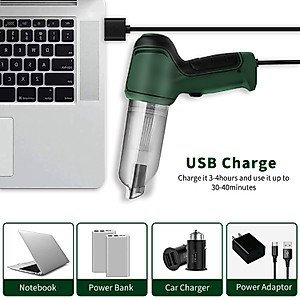 DHDZVOV Handheld Vacuum,Mini Vacuum,Keyboard Cleaner,Portable Car Vacuum,Cordless Handheld Vacuum Pet Hair Vacuum, Scraps for Laptop,Keyboard, Piano