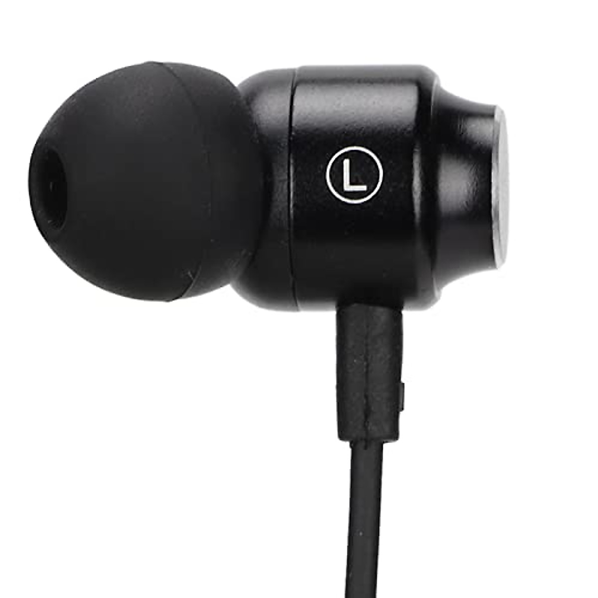 Dilwe Neckband Headphones, Headset Neck Mounted Wireless Headset Neckband Sports Headset Noise Reduction Earplugs with Microphone (Black)