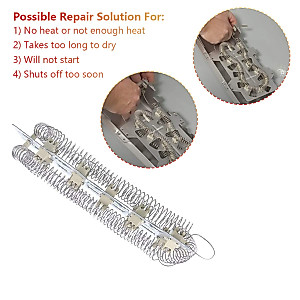 MAYITOP Dryer Heating Element Exact fit for Samsung DV40J3000EW/A2-0000, Samsung DV448AEE/XAA-0000, Samsung DV209AEW/XAA-0001 Dryers