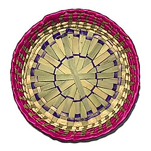 MEXICAN TORTILLERO MADE OF PALMA LEAF (Pink)