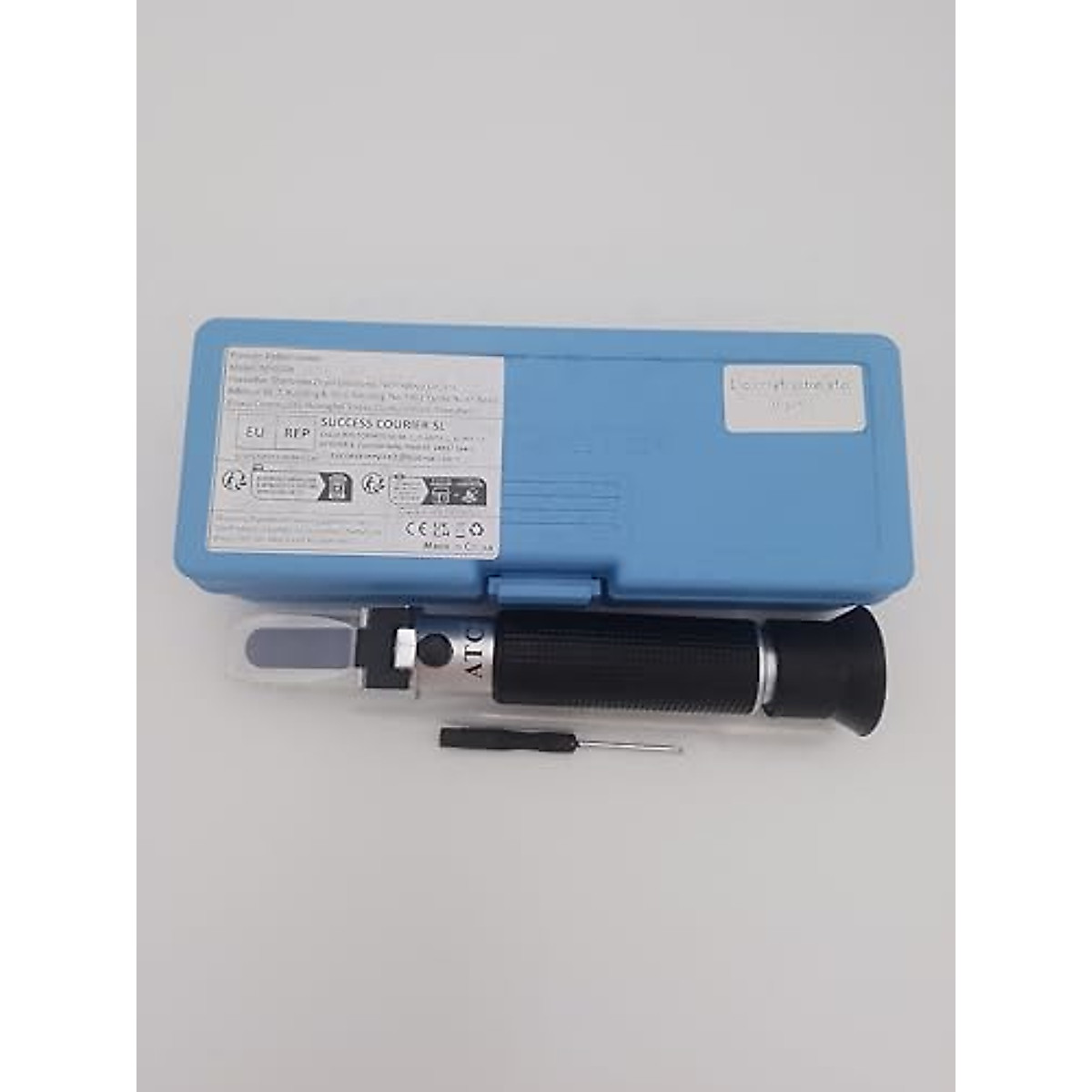 Alcohol Refractometer 0~80% for Liquor Spirit Alcohol Volume Percent Measurement with Automatic Temperature Compensation (ATC)