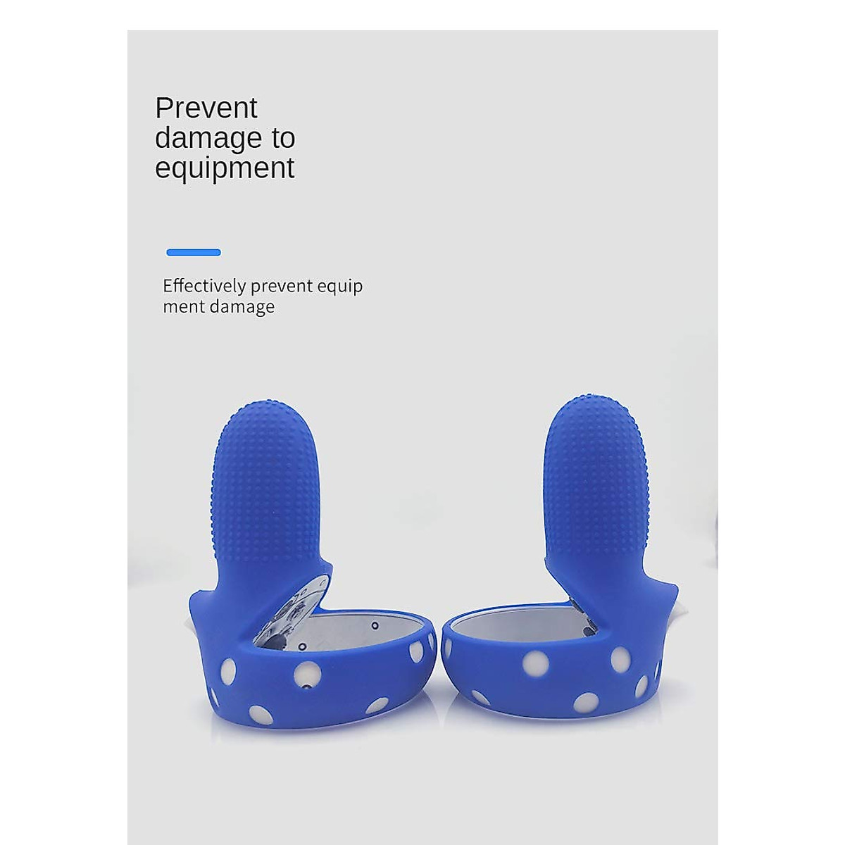 Oculus Quest 2 Handle Silicone Cover Massage Point is Designed to be an All-Inclusive Handle Protective Cover (Black)