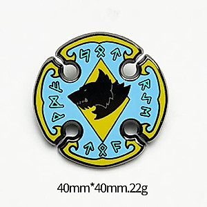 Starforged Compatible with Warhammer 40k Heraldries of the Chapters theme colored shield Pin1 PC