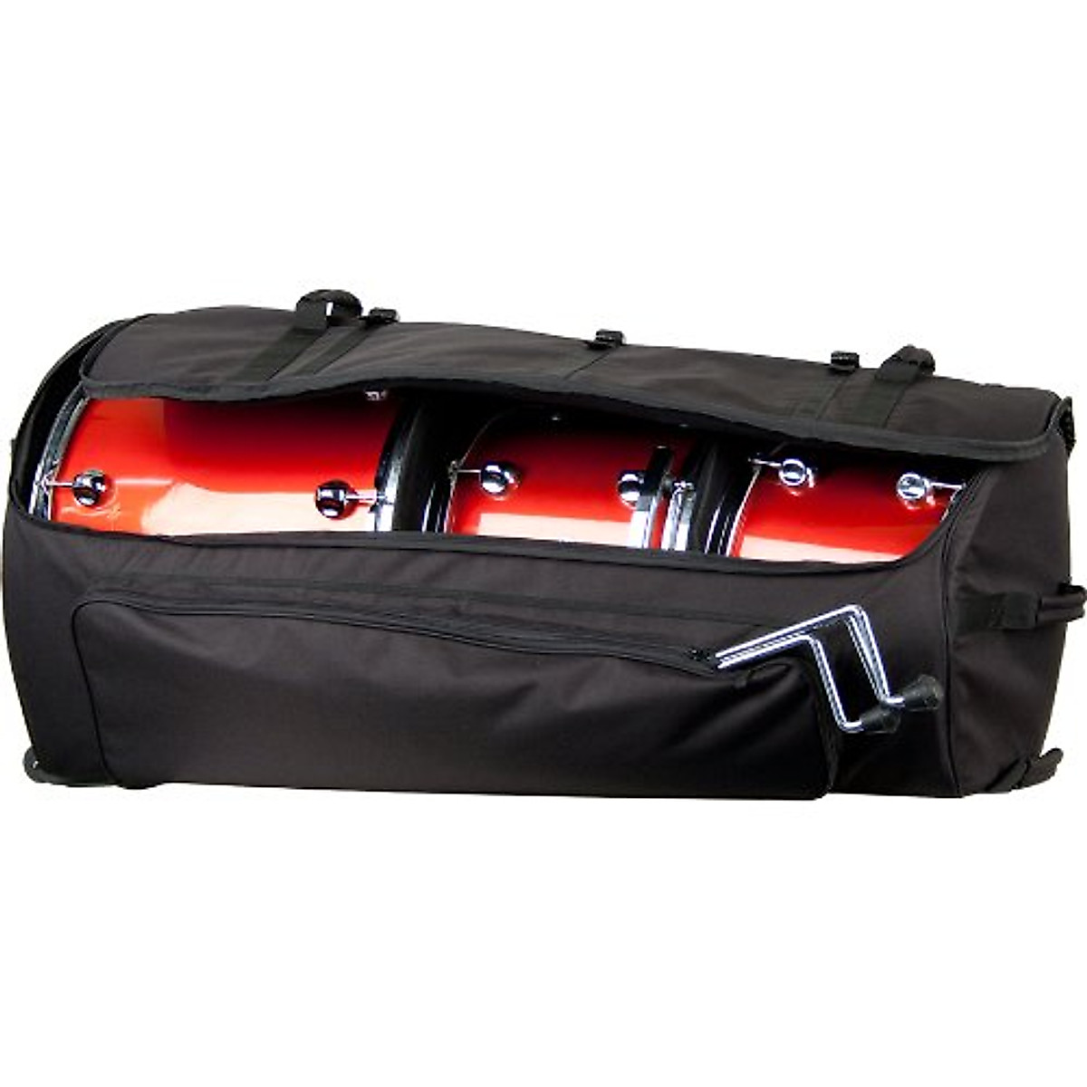 Multi-Tom Drum Bag with Wheels by Protec, Model CP200WL, Black