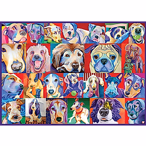 Ravensburger Hello Doggie 500 Piece Large Format Jigsaw Puzzle for Adults - 16794 - Every Piece is Unique, Softclick Technology Means Pieces Fit Together Perfectly