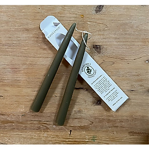 Cape Candle - Scented Bayberry Taper Candles 9” Pair, Bayberry Legend On Box