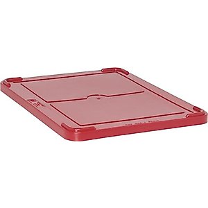 Quantum Storage Systems Divadable COV93000RD Cover for Dividable Grid Container DG93030, DG93060, DG93080 and DG93120, Red, 3-Pack, 3 Count