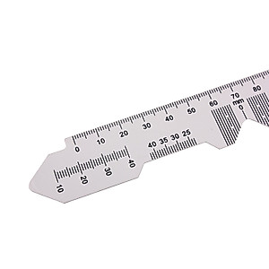 (5 pcs) PD ruler,eyeglasses measure tool soft material eyeglasses accessoires for eyeglasses shop (Model 1)