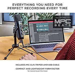 Marantz Professional MPM-4000U Podcast Mic - USB Condenser Microphone With Mixer and Headphone Output for Podcasting, Live Streaming, YouTube Projects
