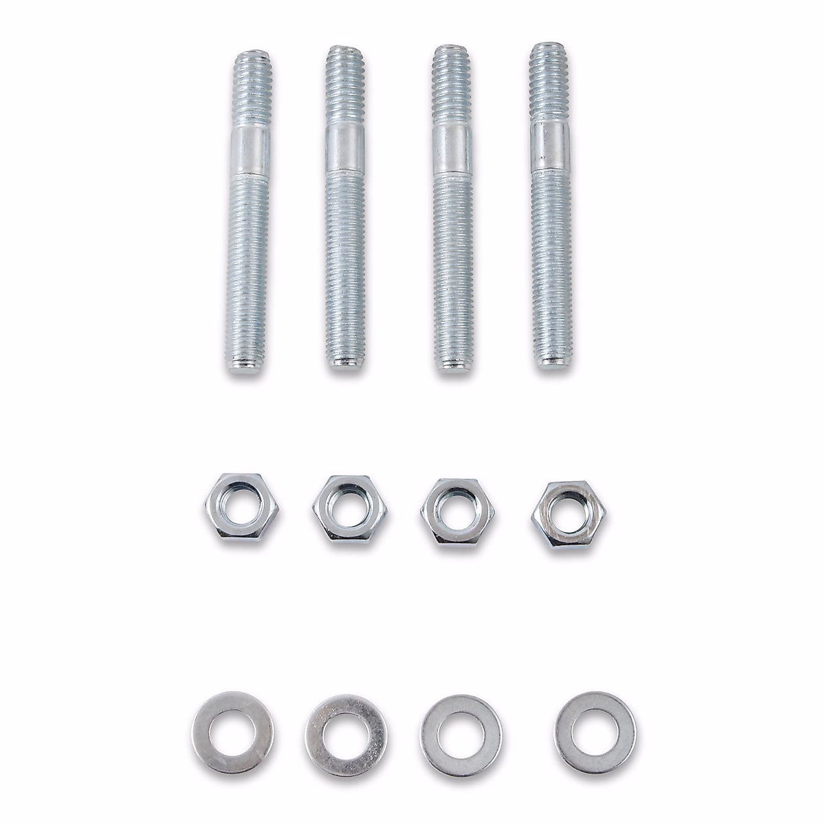 Mr. Gasket Carb Studs 2-1/2" Length, Silver