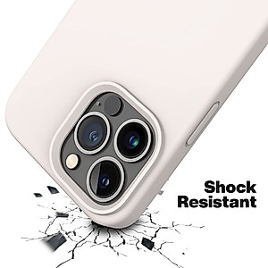 OTOFLY Designed for iPhone 13 Pro Max Case, Silicone Shockproof Slim Thin Phone Case for iPhone 13 Pro Max 6.7 inch (Stone)