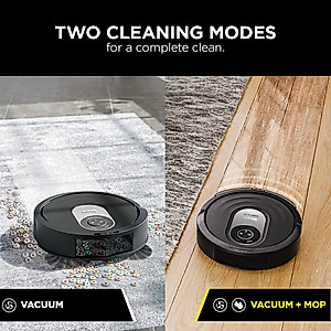 Shark AI Robot Vacuum & Mop, Black/Silver (RV2001WD)
