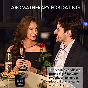 Gifts for Men, Funny Anniversary Romantic Gift for Him Boyfriend Husband, Valentine's Day Gifts, Christmas Gifts, Birthday Gifts for Men Him BFF Friend, Best Online Dating Present, Scented Candle