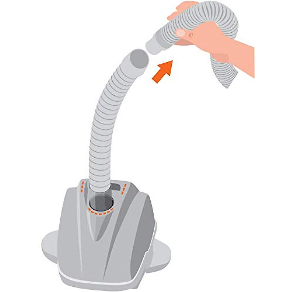 SkimmerMotion 3/4" White Flexible Hose Replacement Part