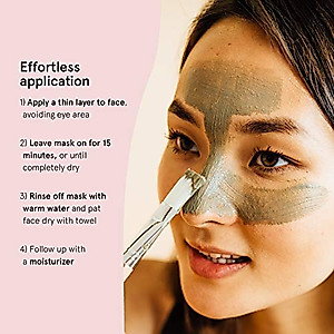 Dead Sea Mud Mask (120ml) - Vegan Detox Dead Sea Mask - Mud Masks For Face And Body Mask - Mud Face Mask For Oily Acne, Blackheads by grace and stella