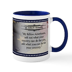CafePress John F. Kennedy Historical Mugs Ceramic Coffee Mug, Tea Cup 11 oz