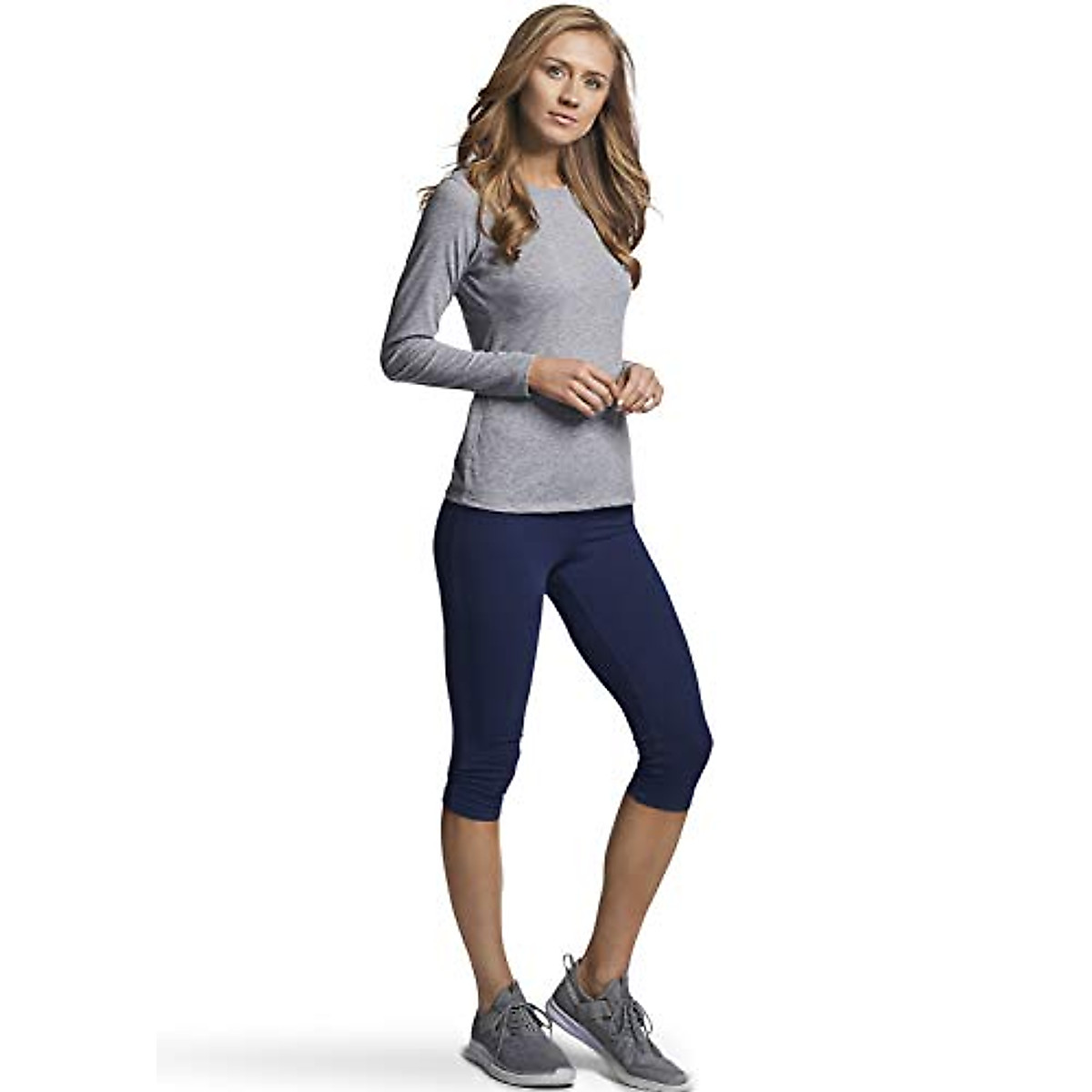 Russell Athletic womens Cotton Performance T-shirts T Shirt, Long - Oxford, Large US