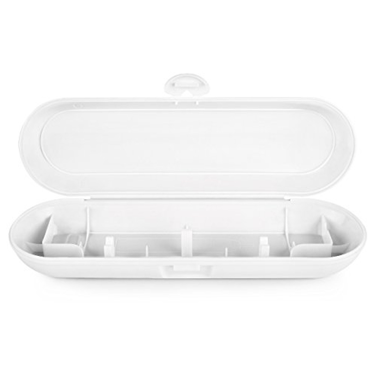 QSHAVE Toothbrush Travel Case Compatible for Philip Sonicare/Oral-B Electric Tooth Brushes (White)
