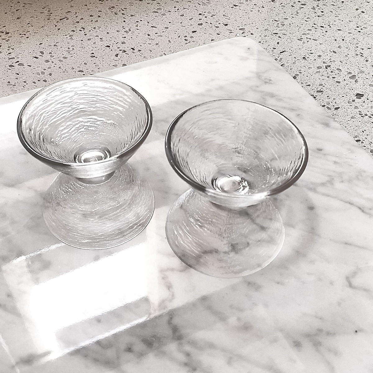 Yew & Tulip Carrara White 16” x 10” Marble Board with Non-Slip Rubber Feet - Dough Pastry and Cutting Board