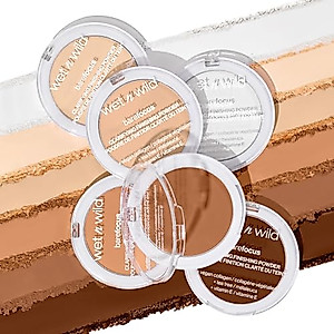 wet n wild Bare Focus Clarifying Finishing Powder | Matte | Pressed Setting Powder Light-Medium