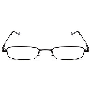 DOUBLETAKE Reading Glasses - 2 Pairs Slim Pocket Readers w Pen Clip Case - 1.50