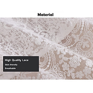 SUZALA Lace Fake Collar Dickey Collar Detachable False Collars for Women Girls Teens Sweater Blouse Dresses