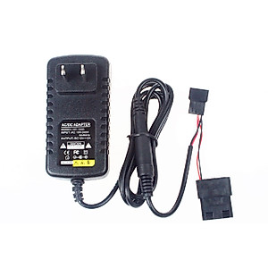 NOYITO DC 12V 2A Fan Power Adapter Fan External Power Supply Suitable for D-Port 3-Pin 4-Pin Male Female Connector Cooling Fans