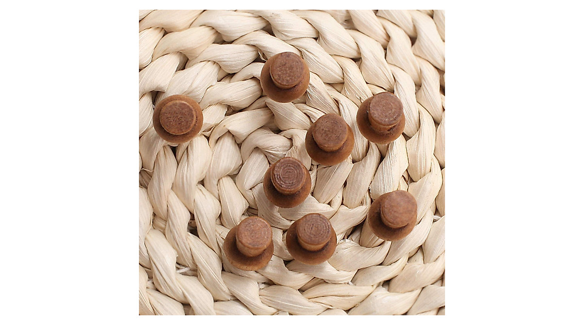 120 Walnut Wood Push Pins for Office & Crafts - Durable & Stylish