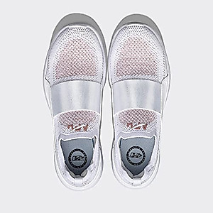 APL: Athletic Propulsion Labs Women's Techloom Bliss, White/Crème/Beachwood, 8