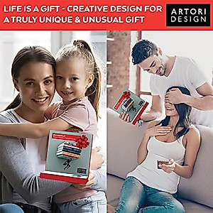 Artori Design Floating Bookshelf for Kids Invisible Shelf - Metal Book Shelf for Wall Decore Book Lovers - Bookshelf Floating Book Shelves for Wall - Superhero Home Decore Bookshelves (Wondershelf)