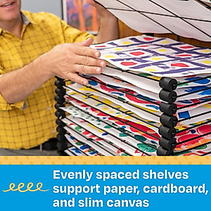 Sax-409129 Over-The-Door Drying Rack, 20 Shelves , 4-1/2 x 21-1/2 in