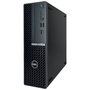 Dell OptiPlex 7080 SFF Small Form Factor Desktop Computer - 10th Gen Intel Core i7-10700 8-Core up to 4.80 GHz CPU, 16GB RAM, 256GB SSD + 1TB HDD, Intel UHD Graphics 630, DVD Writer, Windows 10 Pro