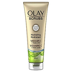 Olay Olay hydrating face scrub with vitamin c and caviar lime essence, 4.2 fl oz, 4.2 Fl Oz