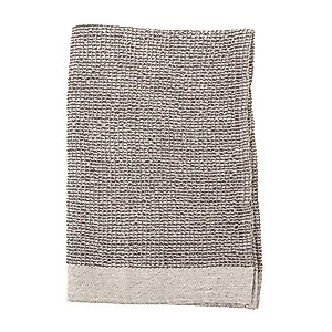 Bloomingville Cotton Waffle Weave Tea Towels (Set of 2), Grey, 2 Count