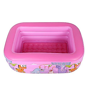 RvSky Garden Supplies Outdoor Portable Cartoon Pattern Inflatable Children Baby Swimming Bathing Pool Tub Supplies