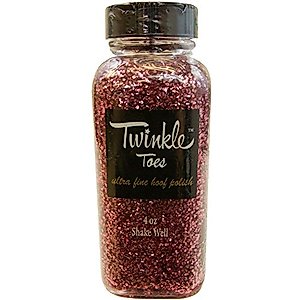 Twinkle Toes Hoof Polish Purple Glitter