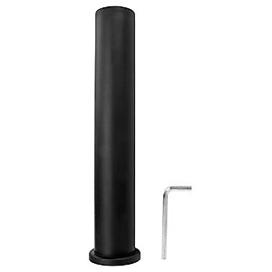 plplaaoo Olympic Adapter Sleeve,Olympic Weight Plate Posts,1.97in Black Nylon Olympic Adapter Sleeve Converts 0.98" Standard Weight Plate Postswith Hex Wrench