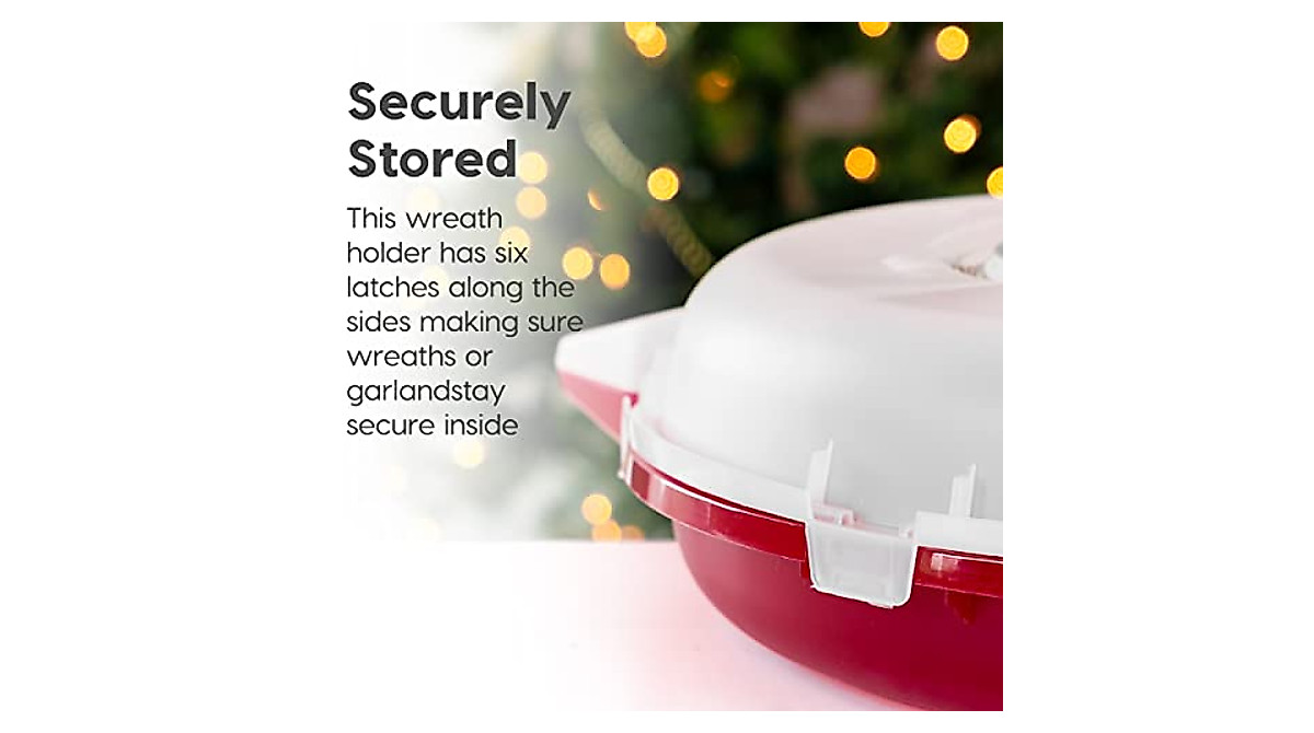 IRIS 24" Wreath Storage Container - Durable & Versatile