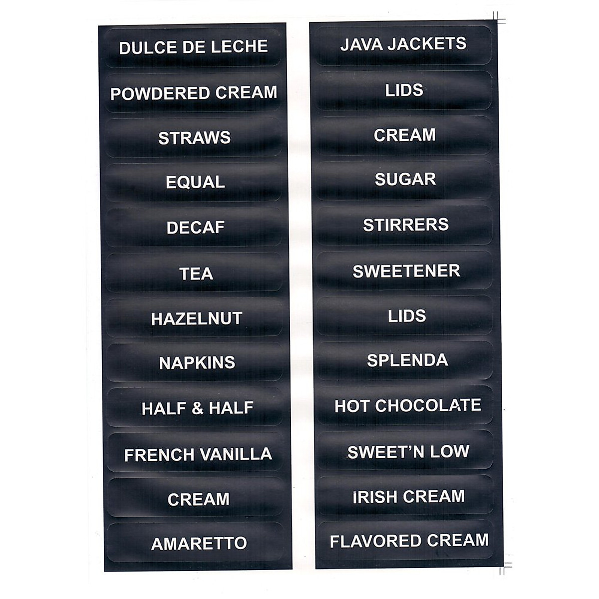 HAITIAN Coffee Condiment Organizer Cup Holder 7 Compartments for Store, Office and Home use, Handmade of 3mm ABS Sheet, Color Black