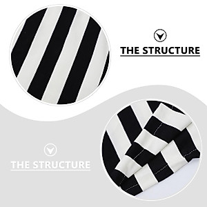 ULTECHNOVO Mannequin Fabric Cover, Mannequins Lace Cover Female Dress Form Stripes Mannequin Display Cover- Fashion Stretchy Cover for Model Display