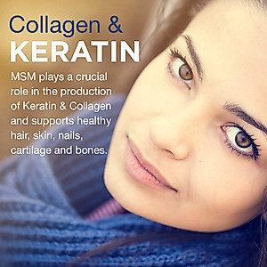 Natural Balance Pure MSM Capsules | Sulfur Supplement Helps Supports Joint Comfort, Collagen & Keratin Production | 240 Count