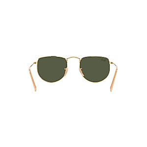 Ray-Ban RB3958 Elon Round Sunglasses, Legend Gold/Green, 50 mm