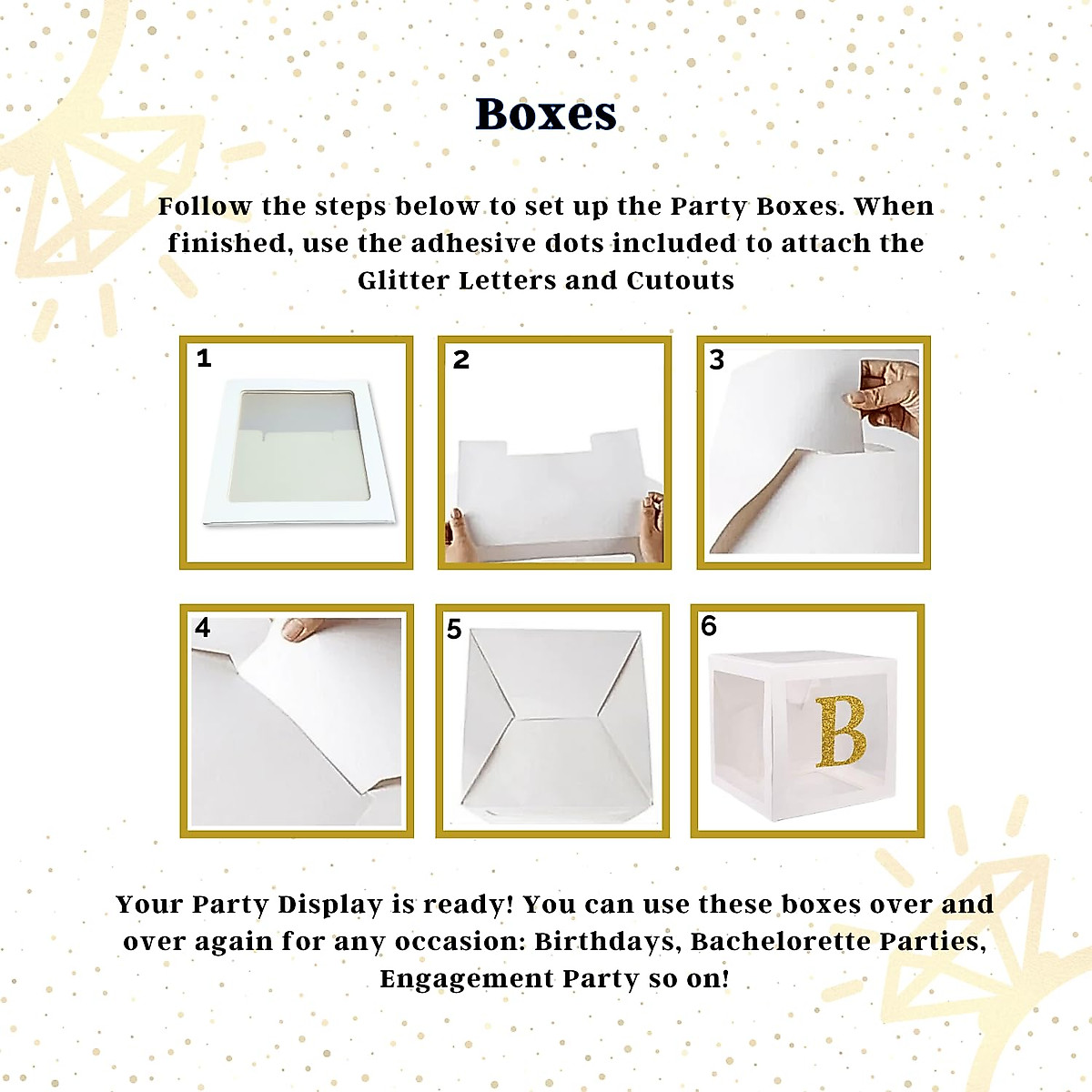 248 Pc Engagement Party Decorations , Gold and White Bridal Decorations , He Asked She Said Yes Banner , Engaged Letter Balloons , Future Mrs and Mr Balloons & Sashes , Ring Balloon , Boxes & more