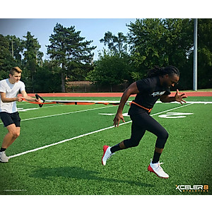 X-PLOSIVE Speed Training Kit/Overload Running Resistance & Release/Harness & Resistance Band, Speed and Agility Equipment for Sprint and Football, Basketball, Soccer/Youth and Adult Ready