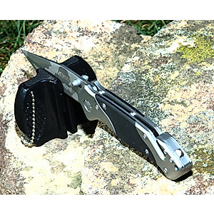 Knife Sharpener - Tungsten Carbide and Ceramic (Black)