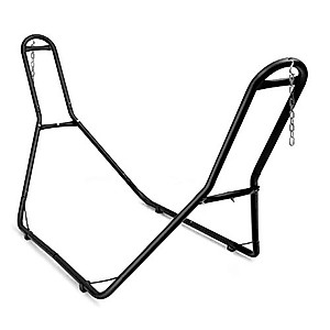 HAPPYGRILL Hammock Stand Adjustable 9 to 12 Feet Long Hammock Frame for Indoor Outdoor Patio Backyard