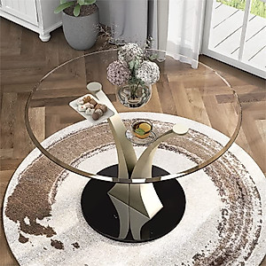 Furniture of America Lopez Contemporary Metal Oval Dining Table in Silver