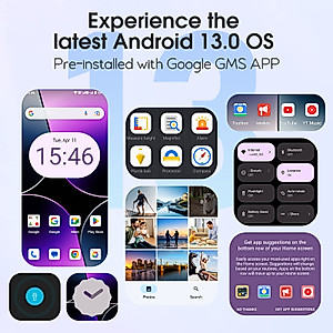 Ulefone Update has NFC Note 16 Pro(16GB+256GB) Unlocked Cell Phones, Android 13 Smartphone, 50MP Main Camera, 6.52” Screen, 8-Core Processor, 4400mAh Battery, Dual 4G Unlocked Cell Phone-Purple