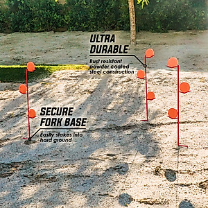 GoSports Outdoors Tri-Tower Steel Clay Pigeon Holder